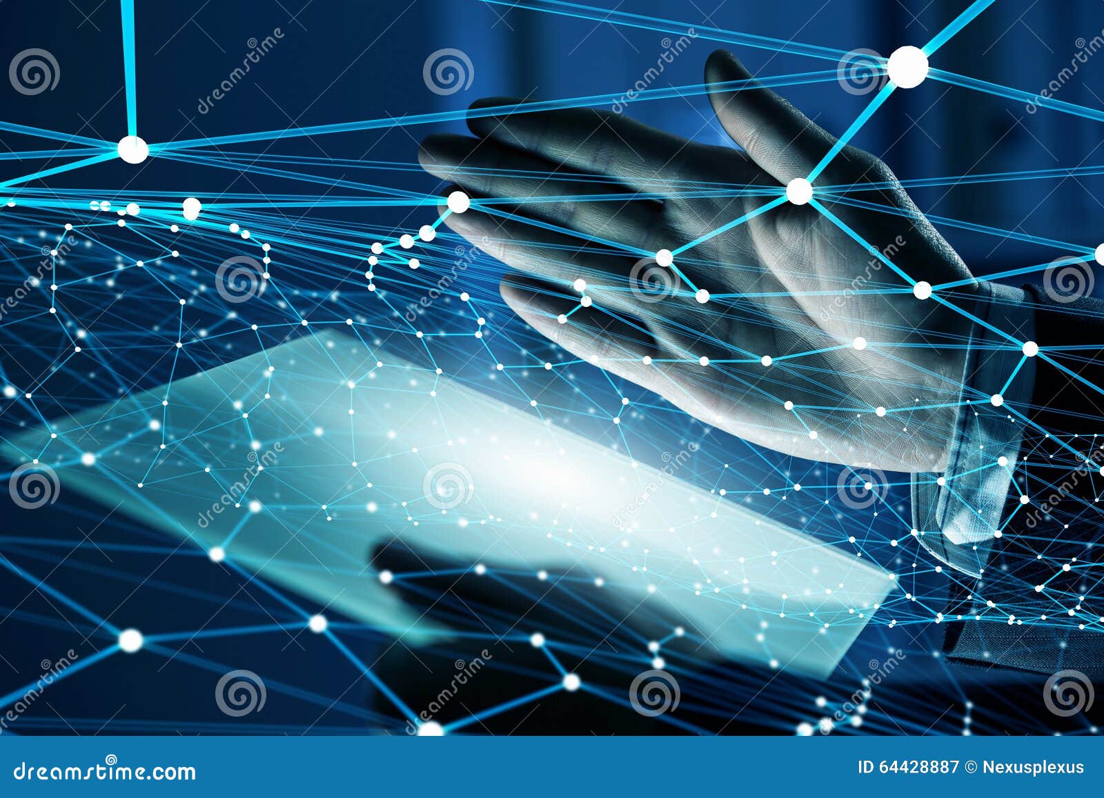 Wireless Connection Futuristic Concept Stock Image - Image of connect ...