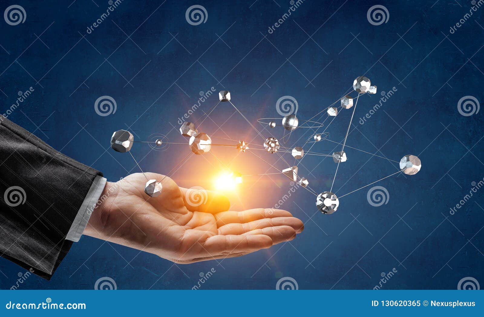 Wireless Connection Futuristic Concept Stock Image - Image of symbol ...