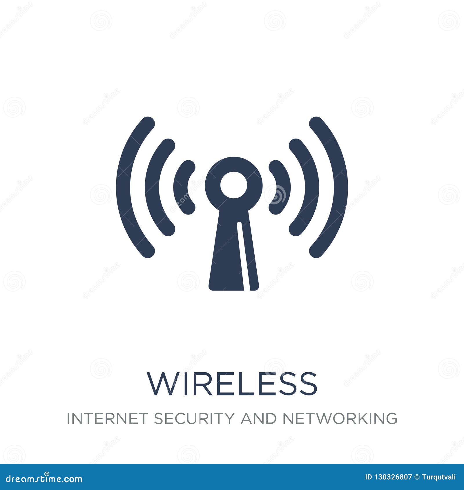 Wireless Connection Icon. Trendy Flat Vector Wireless Connection Stock ...