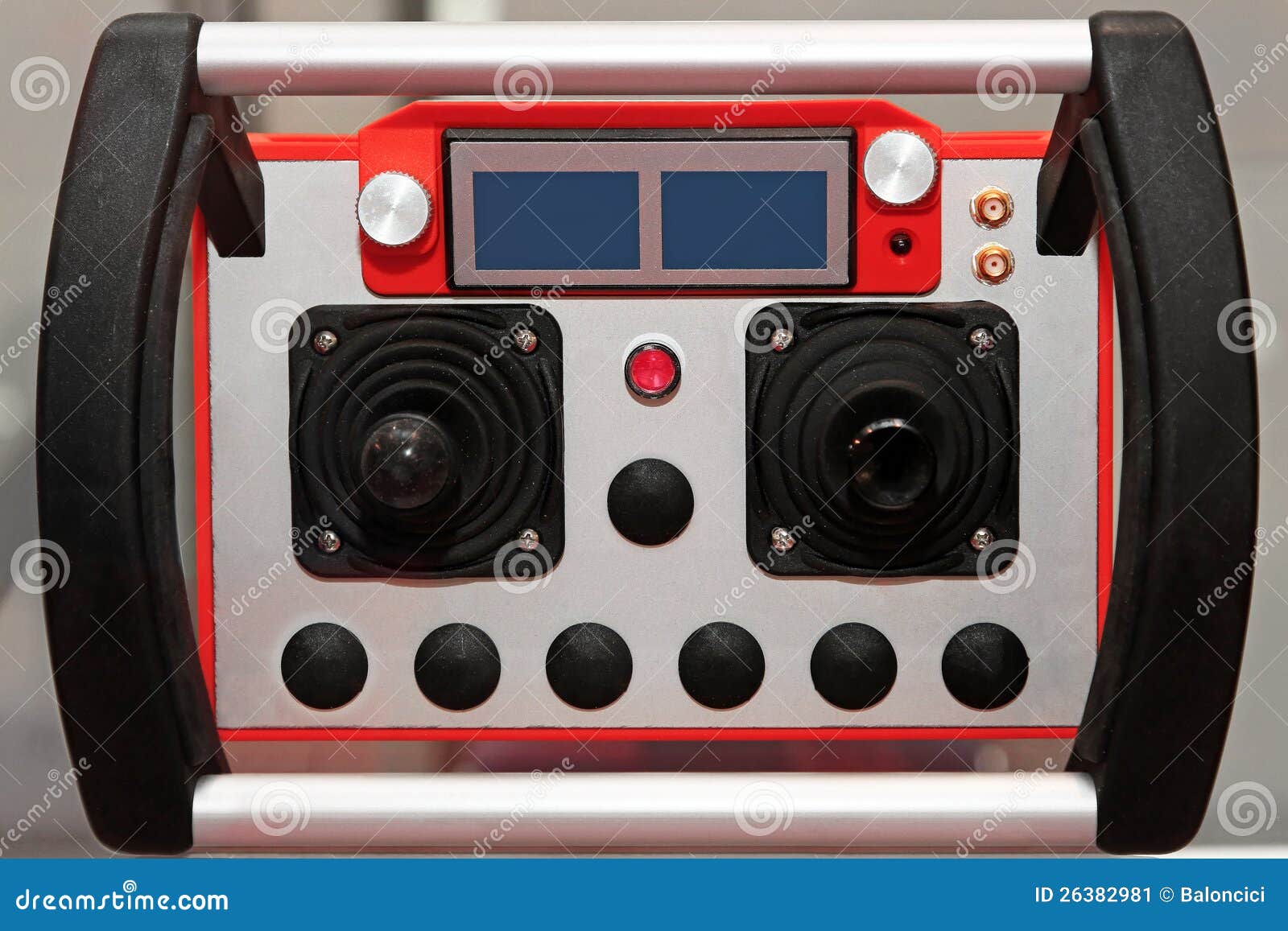 Wireless crane control stock image. Image of joystick - 26382981