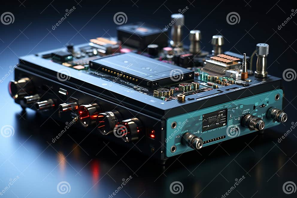 Wireless Data Communication System Stock Illustration - Illustration of ...