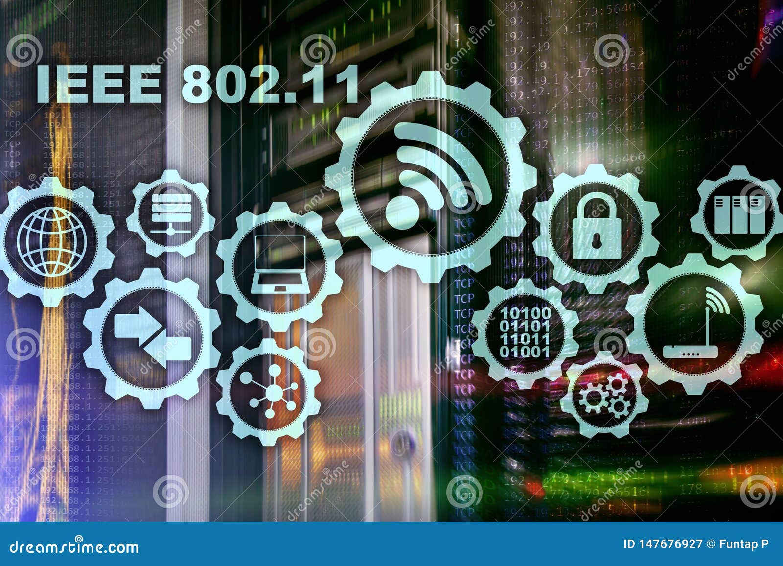 Ieee 802.11, Wireless Lan, Wi-fiicon. Simple Thin Line, Outline Of Ban ...