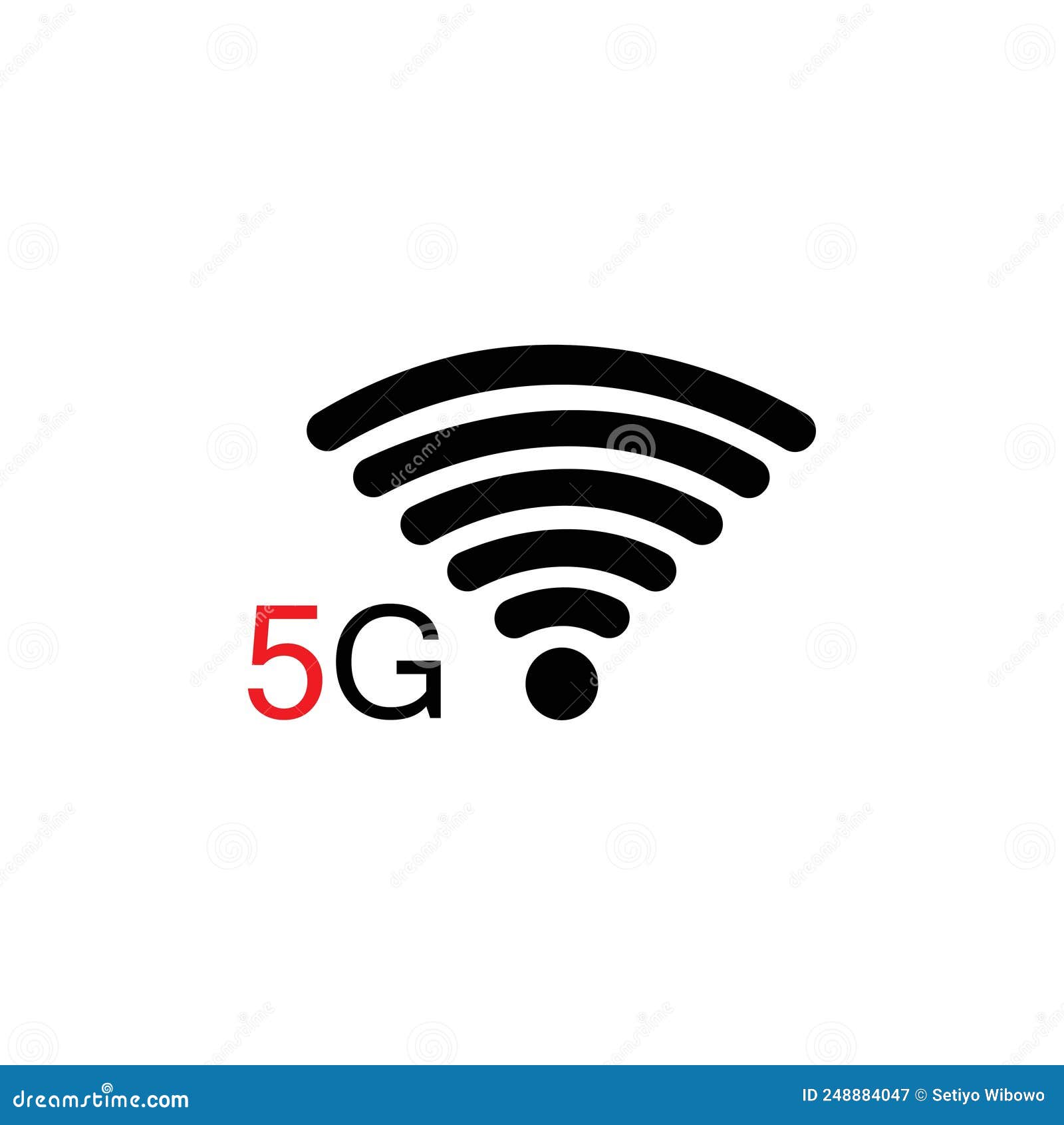 Wireless Design Logo Template Vector Stock Vector - Illustration of ...