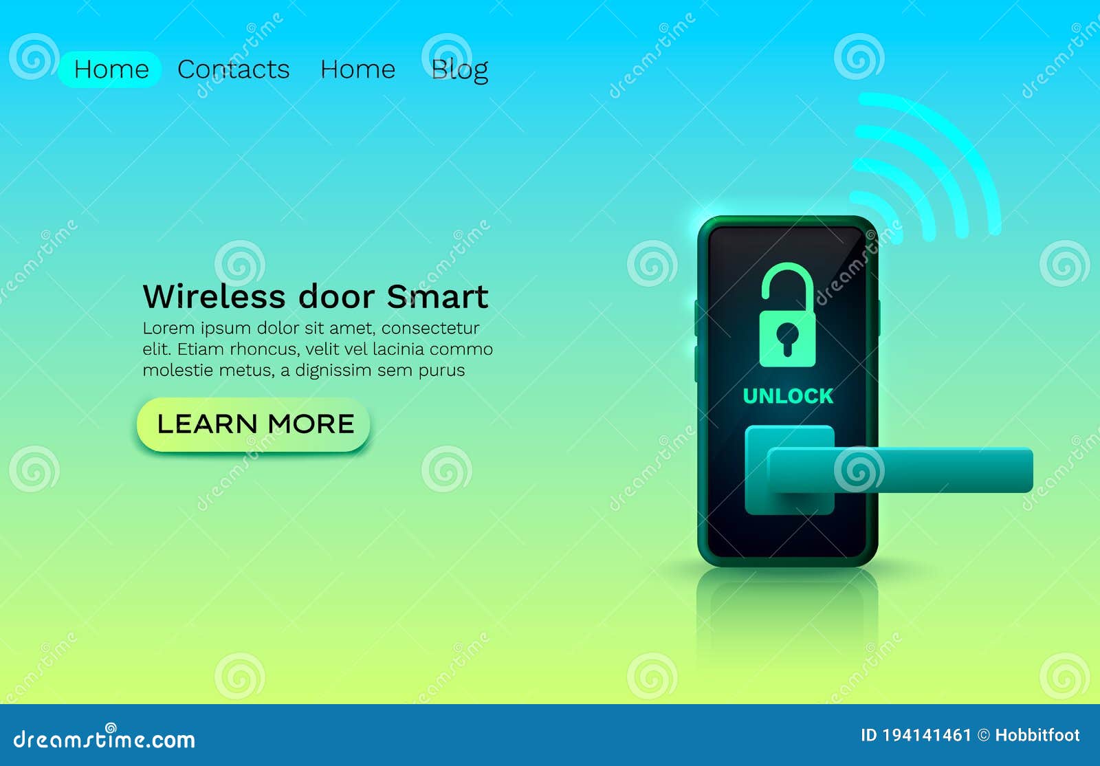 Wireless Door Smart Protection, Device Application Key, Web Site ...