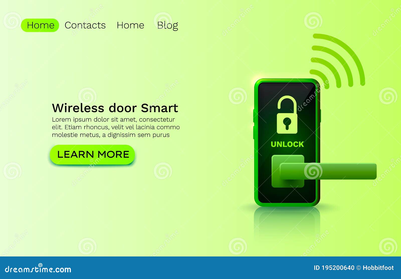 Wireless Door Smart Protection, Device Application Key, Web Site ...