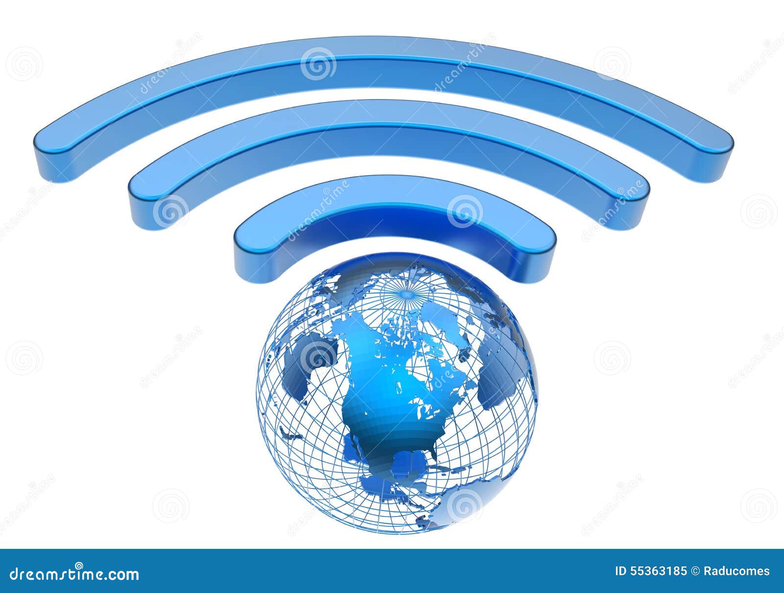 Wireless Earth Broadband Symbol Stock Illustration - Illustration of ...