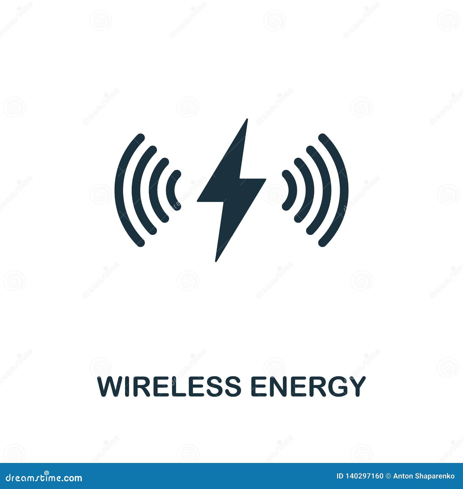 Wireless Energy Icon. Premium Style Design from Future Technology Icons ...