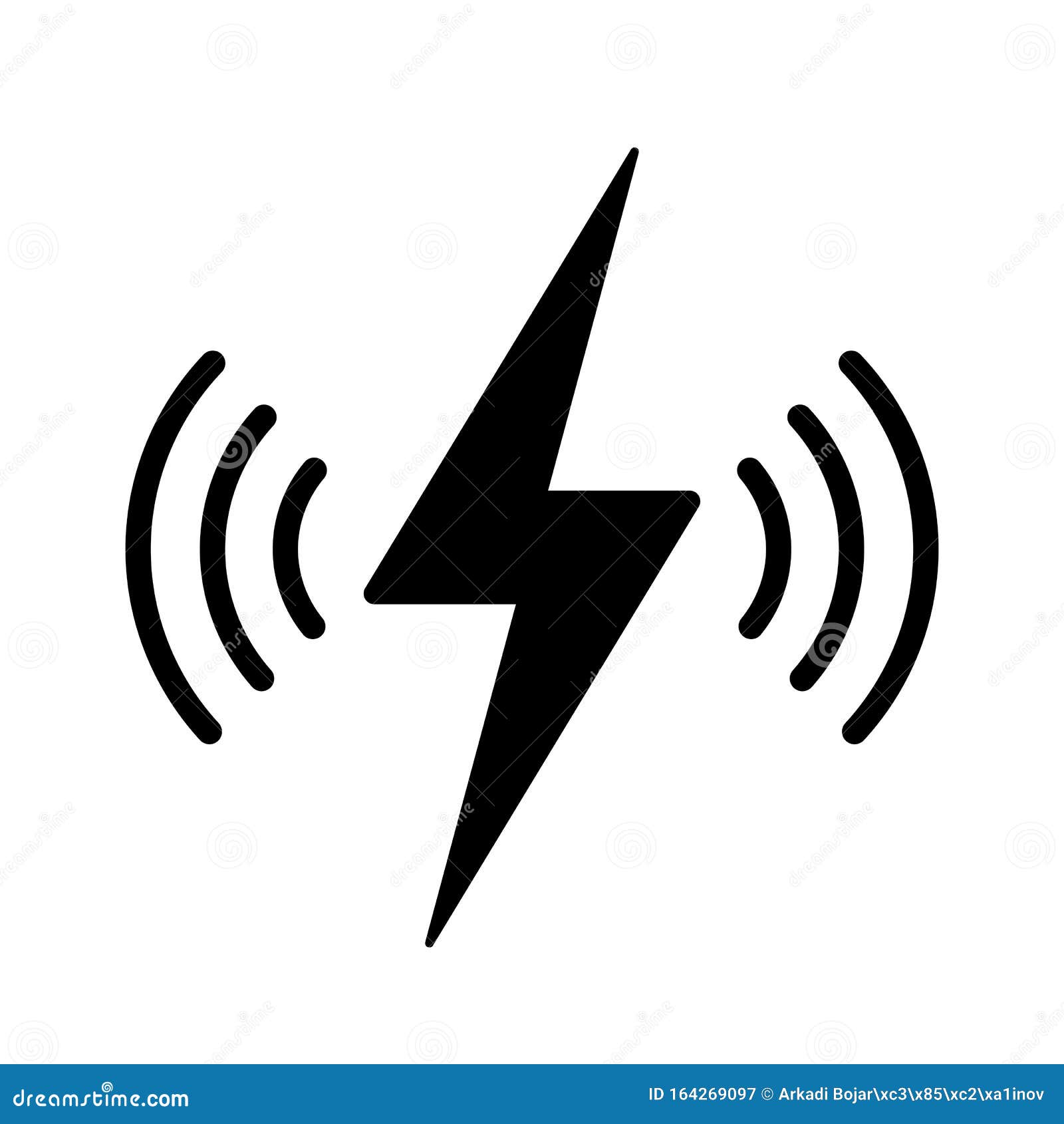 Wireless Energy Vector Icon Stock Vector - Illustration of mobile ...