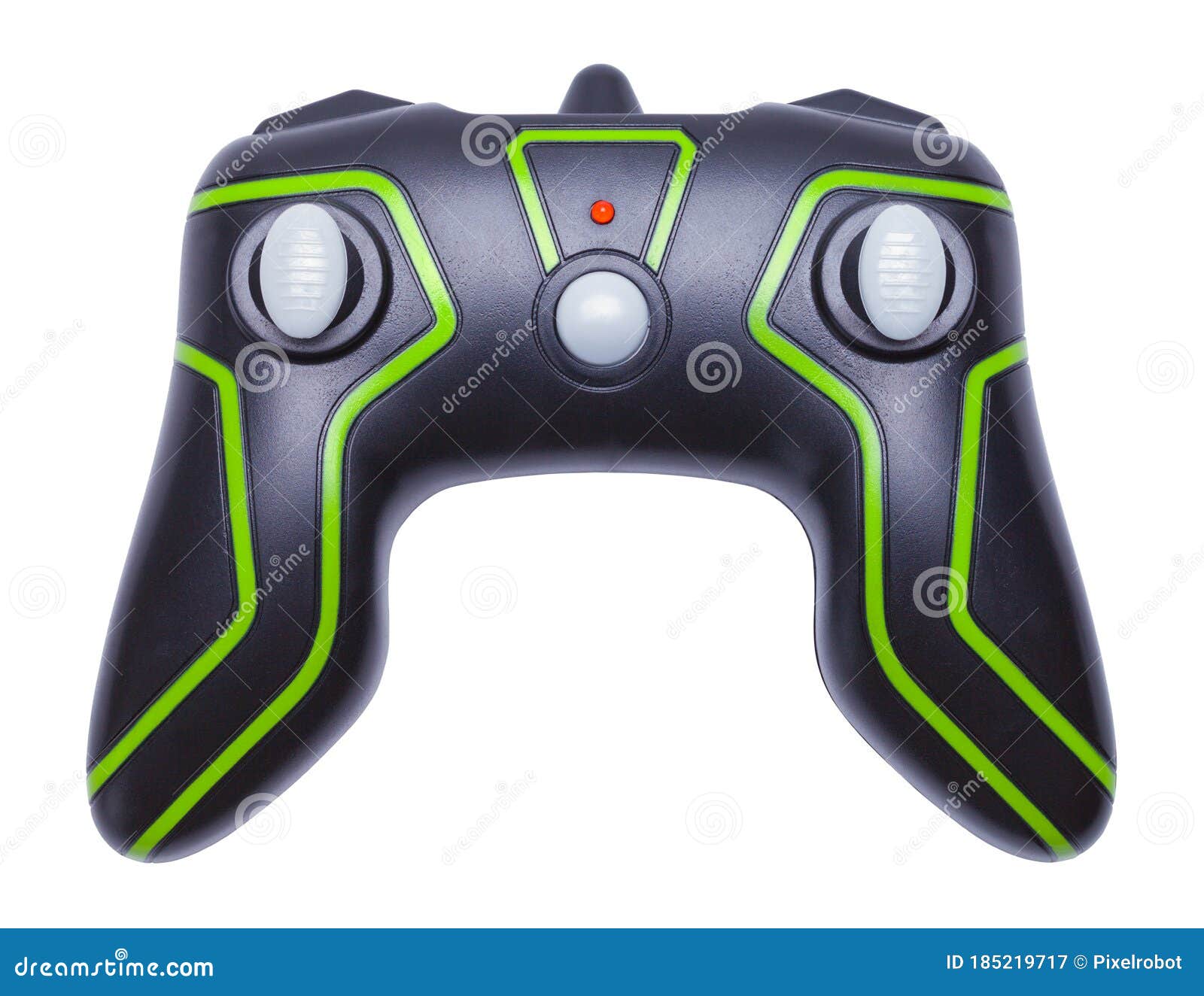 Wireless Game Controller Top View Stock Image - Image of wireless ...