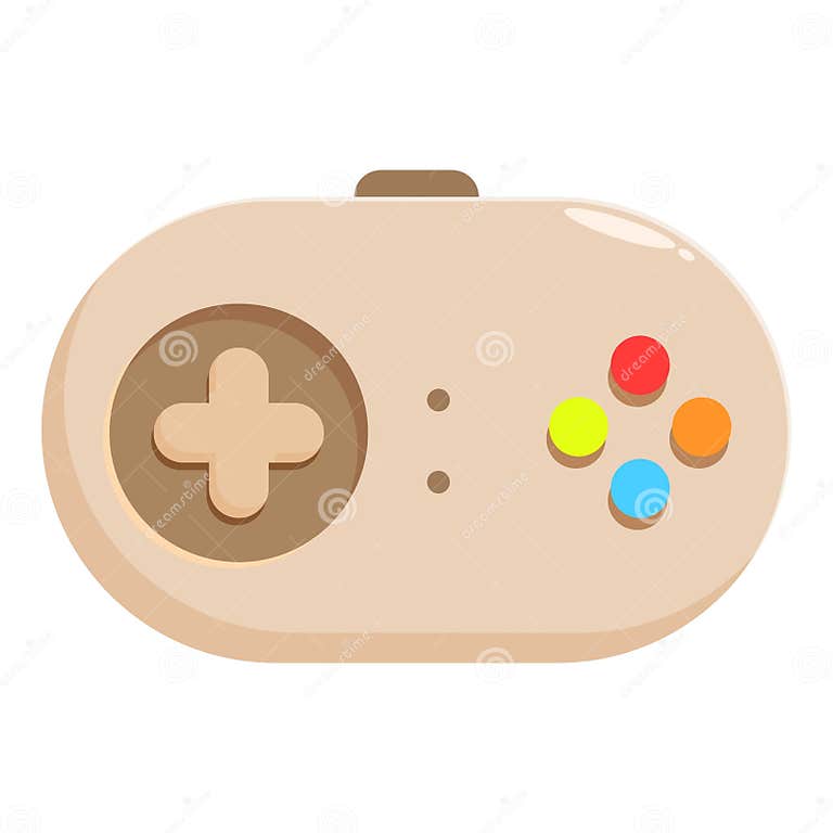 Wireless Gamepad Controller Featuring Directional Pad and Action ...