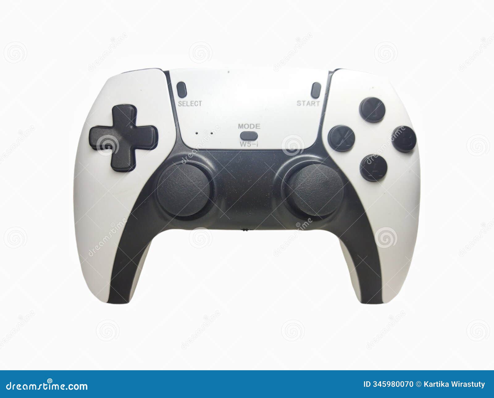 Wireless Gaming Controller or Remote Control Joystick, Isolated ...