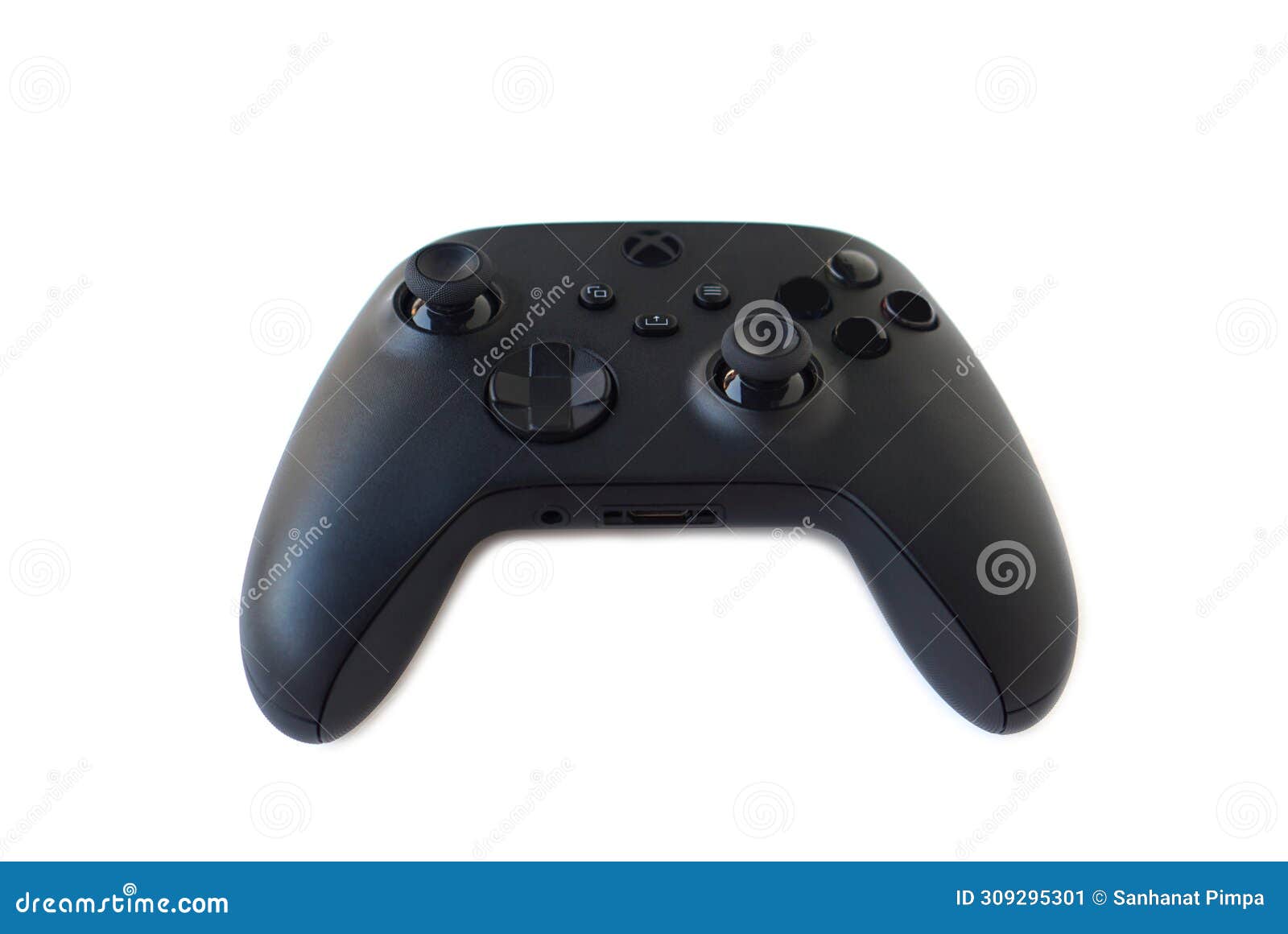 Wireless Gaming Controller or Remote Control Joystick Stock Image ...