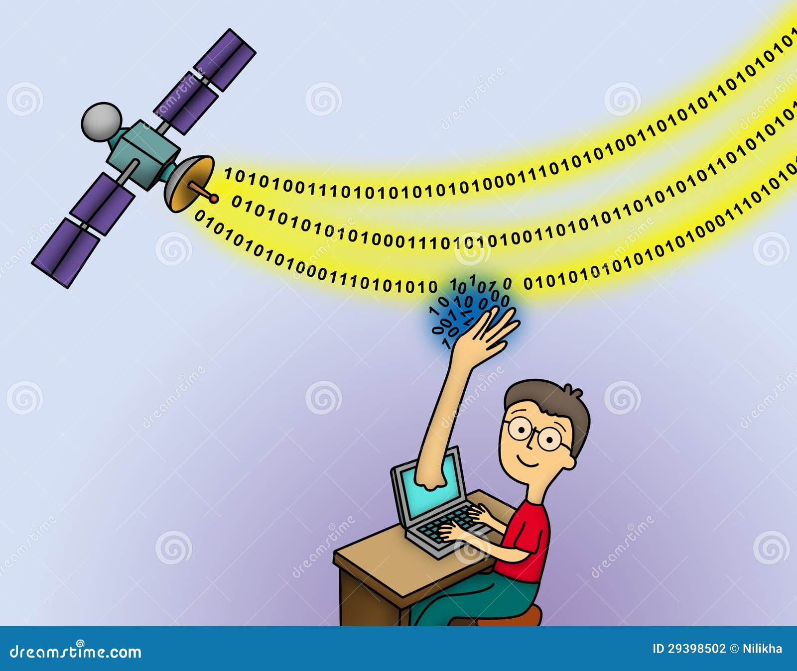 Wireless hack stock illustration. Illustration of criminal - 29398502