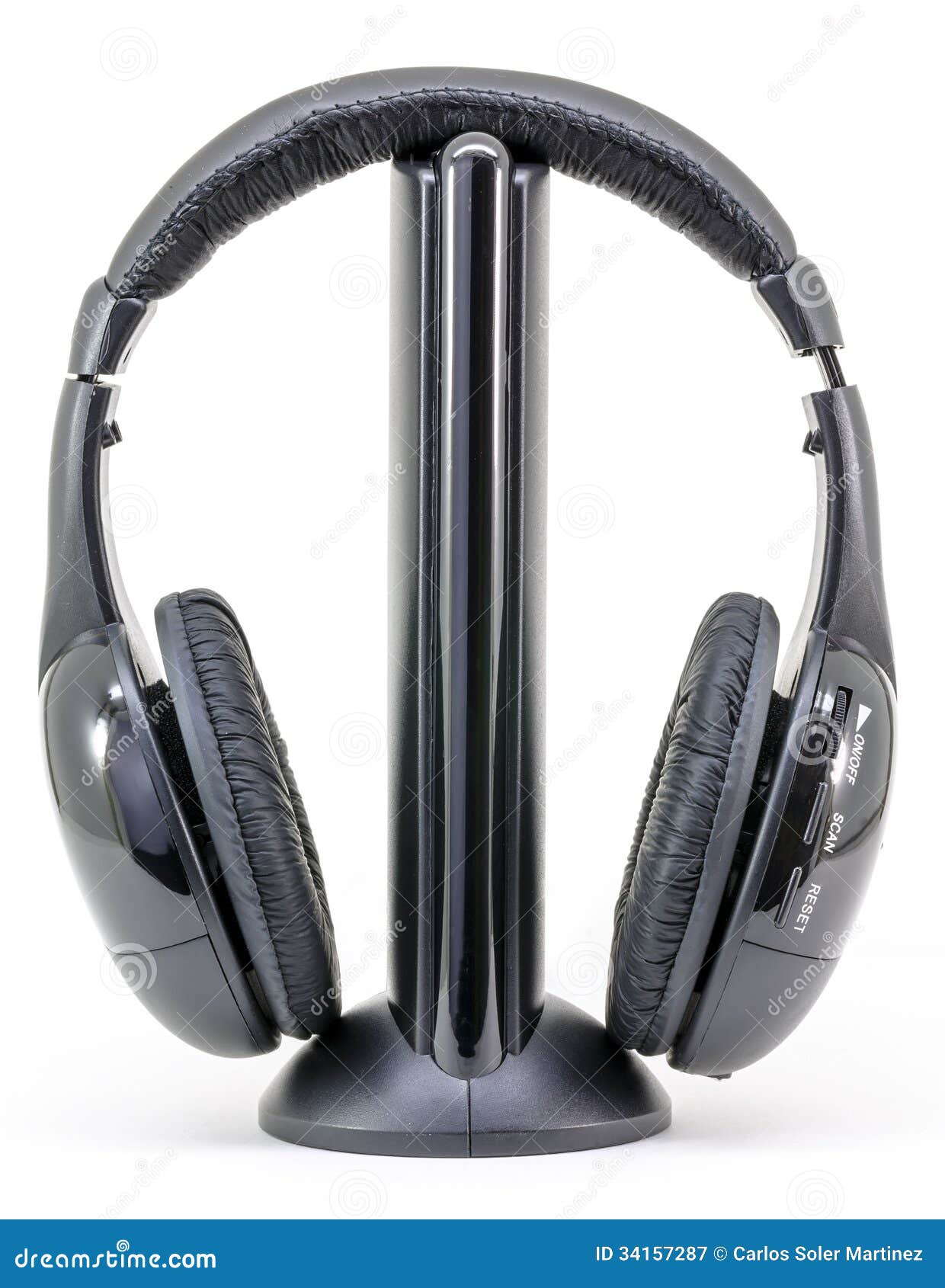 Wireless Headset stock image. Image of headset, phone - 34157287