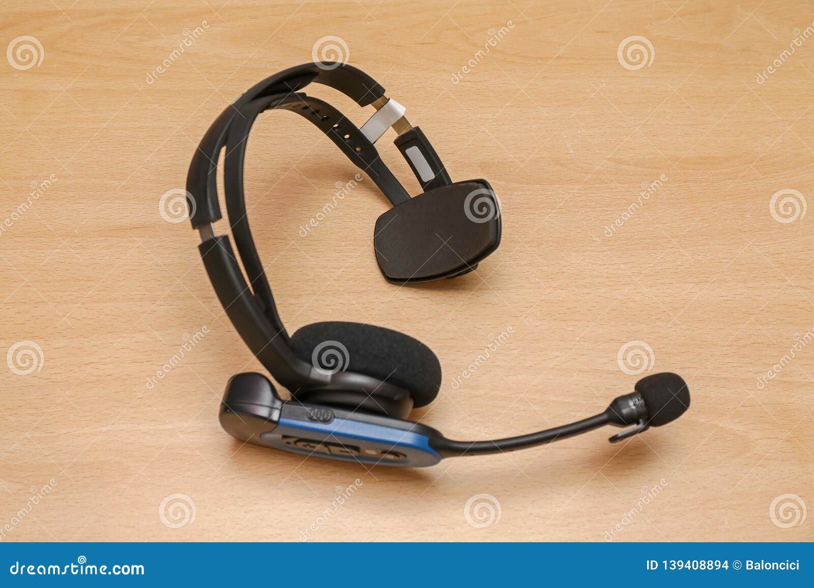 Wireless Headset Voice stock photo. Image of electronic - 139408894