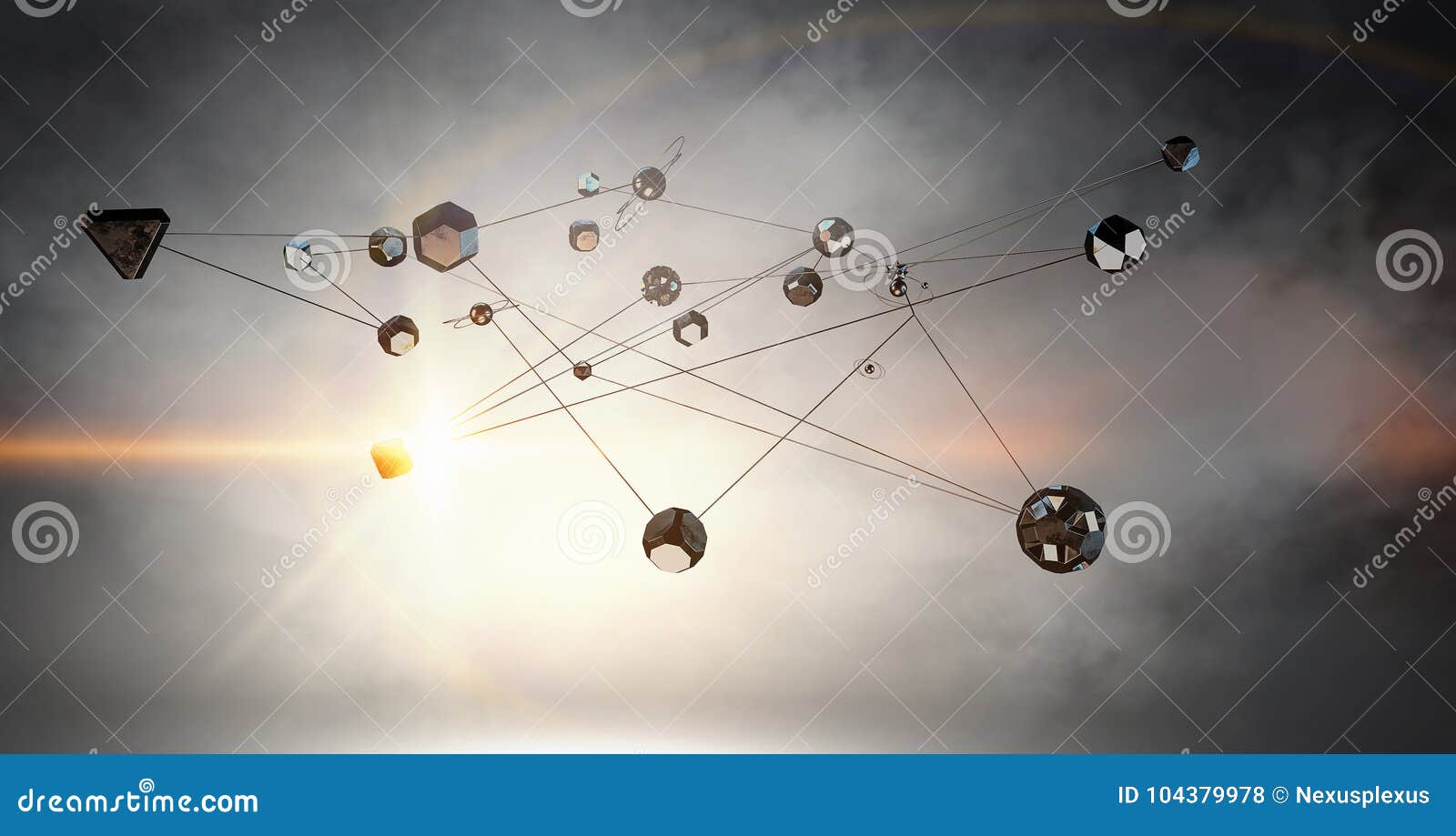 Wireless Interaction and Connection. Mixed Media Stock Photo - Image of ...