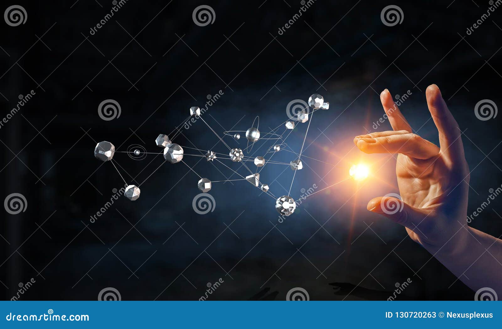 Wireless Interaction and Connection. Mixed Media Stock Image - Image of ...