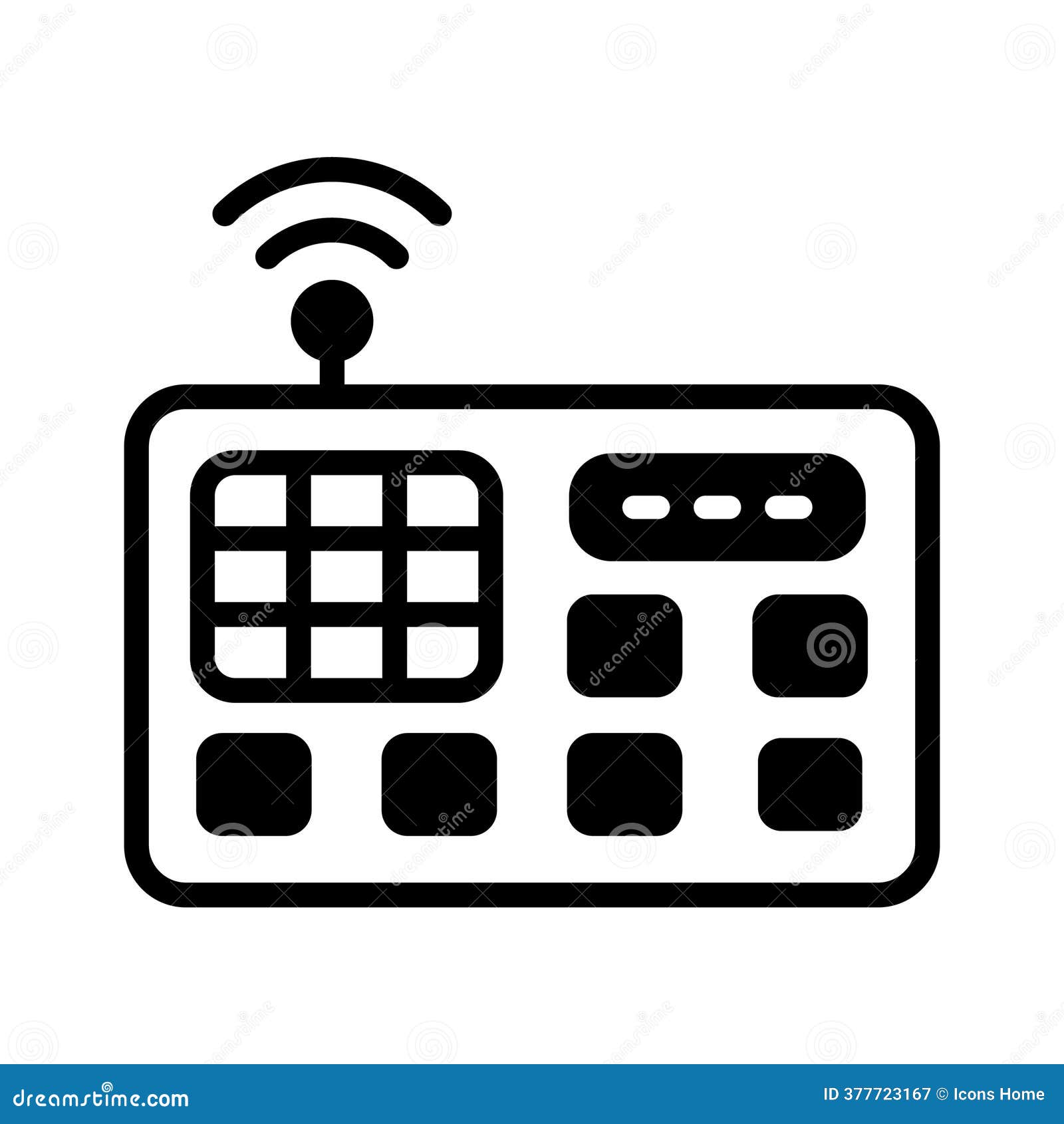 Intercom Icon. Trendy Flat Vector Intercom Icon On White Background ...