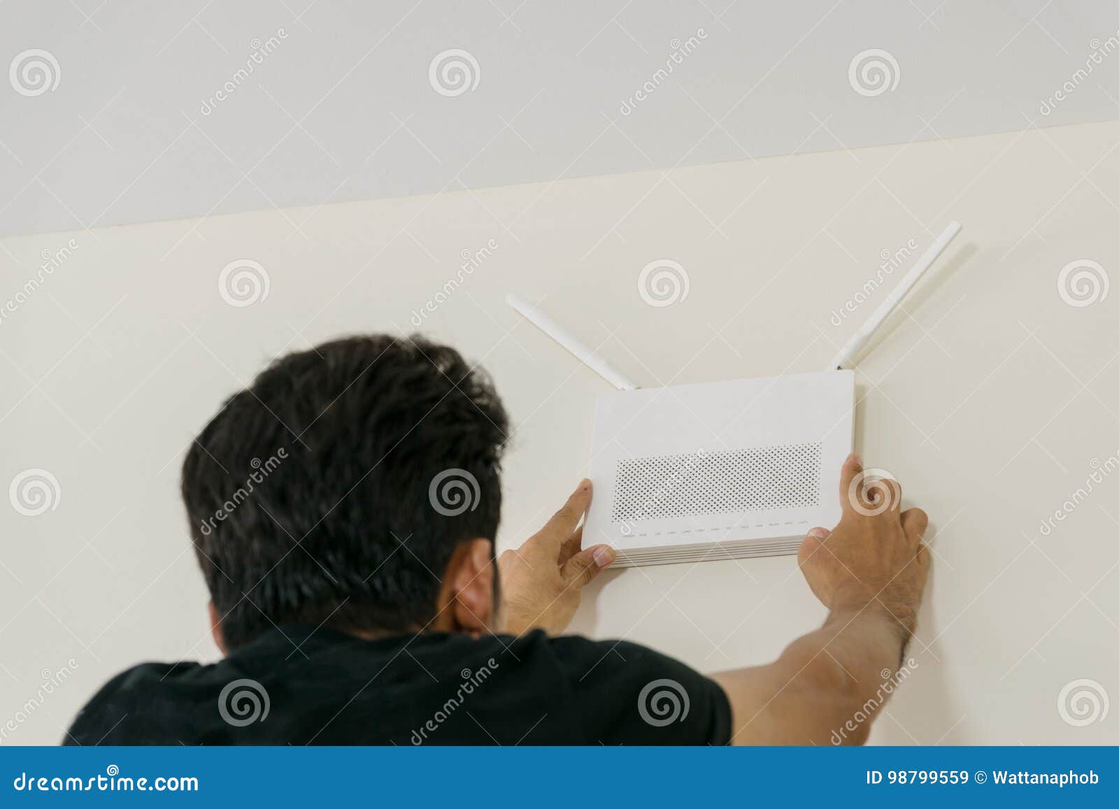 Wireless Internet Connection Technology Stock Image - Image of computer ...