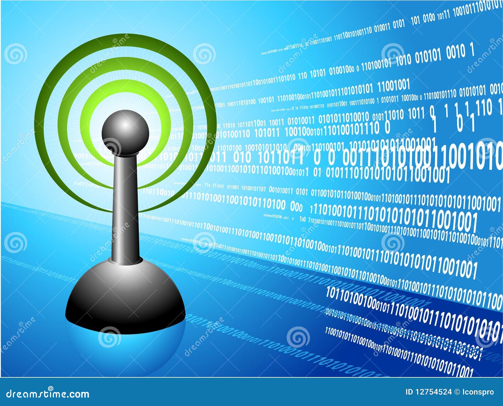 Wireless Internet Modern Background Stock Illustration - Illustration ...