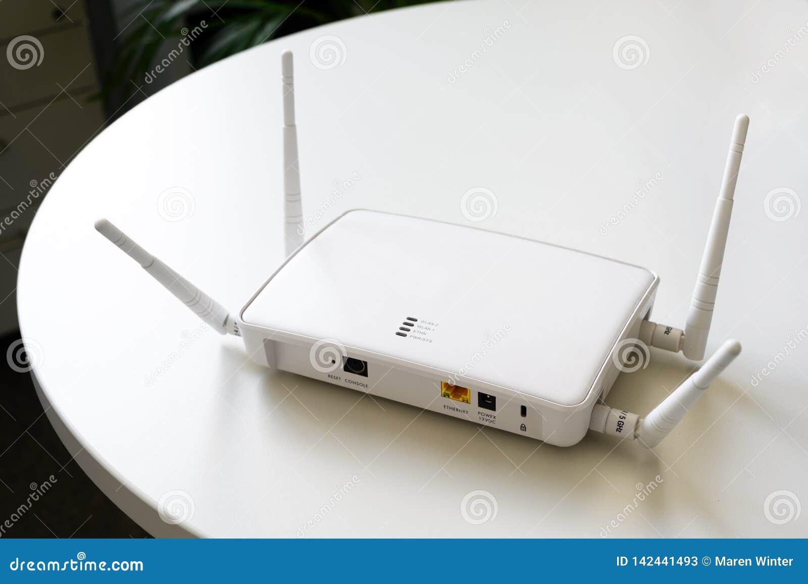 Wireless Internet Router with Connection for Ethernet and Console on a ...