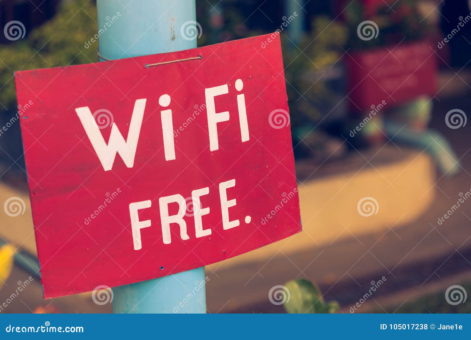Wireless internet sign stock photo. Image of advertisement - 105017238