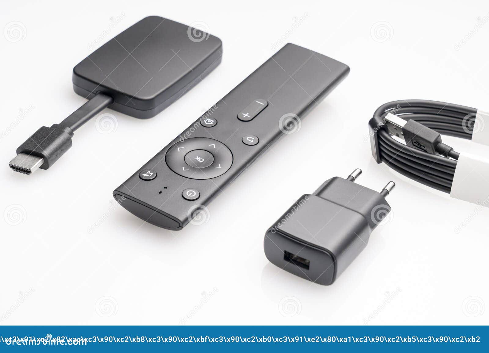 Wireless Internet TV Set, Set-top Box Stock Image - Image of network ...