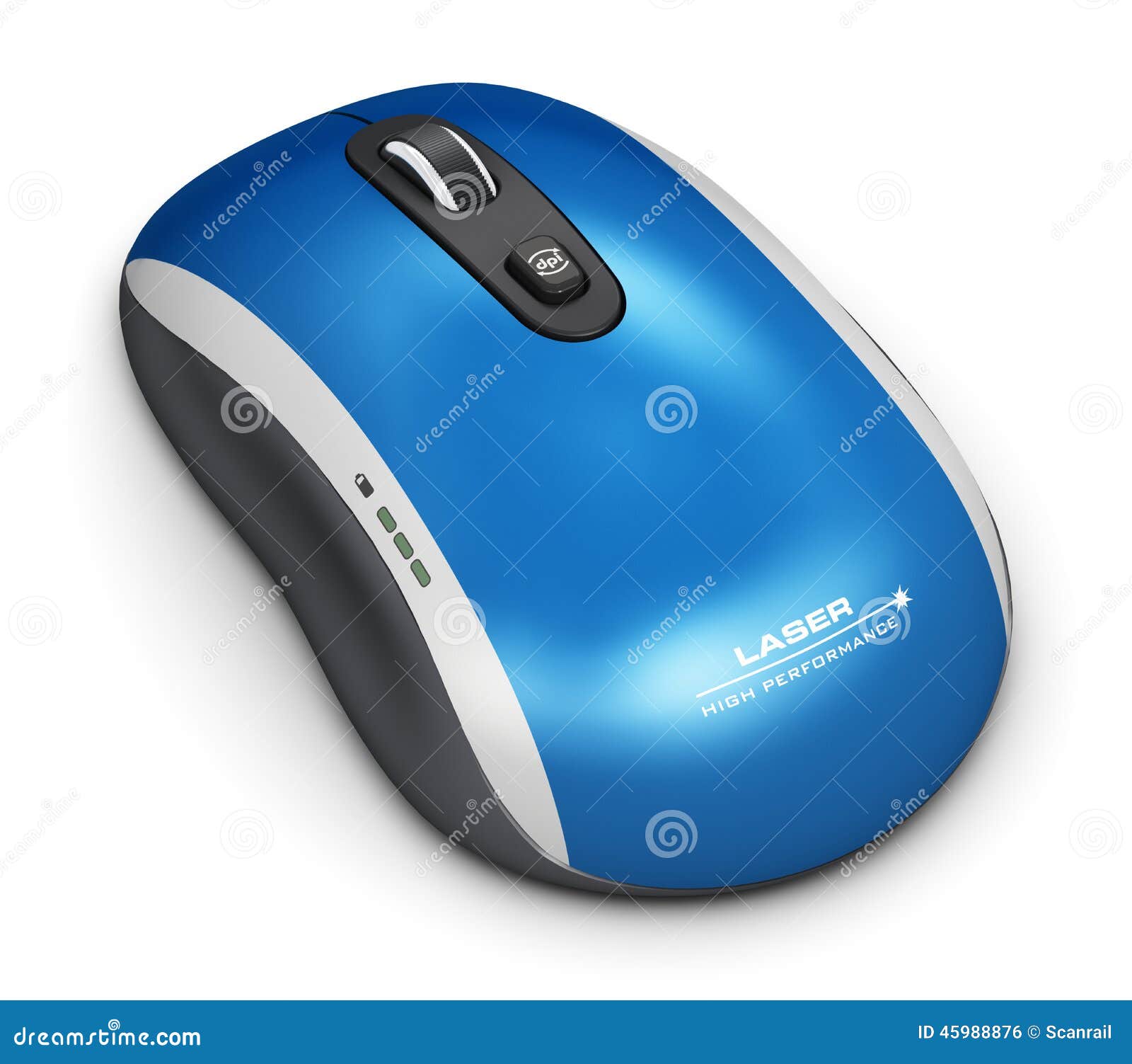 Wireless Laser Computer Mouse Royalty-Free Cartoon | CartoonDealer.com ...