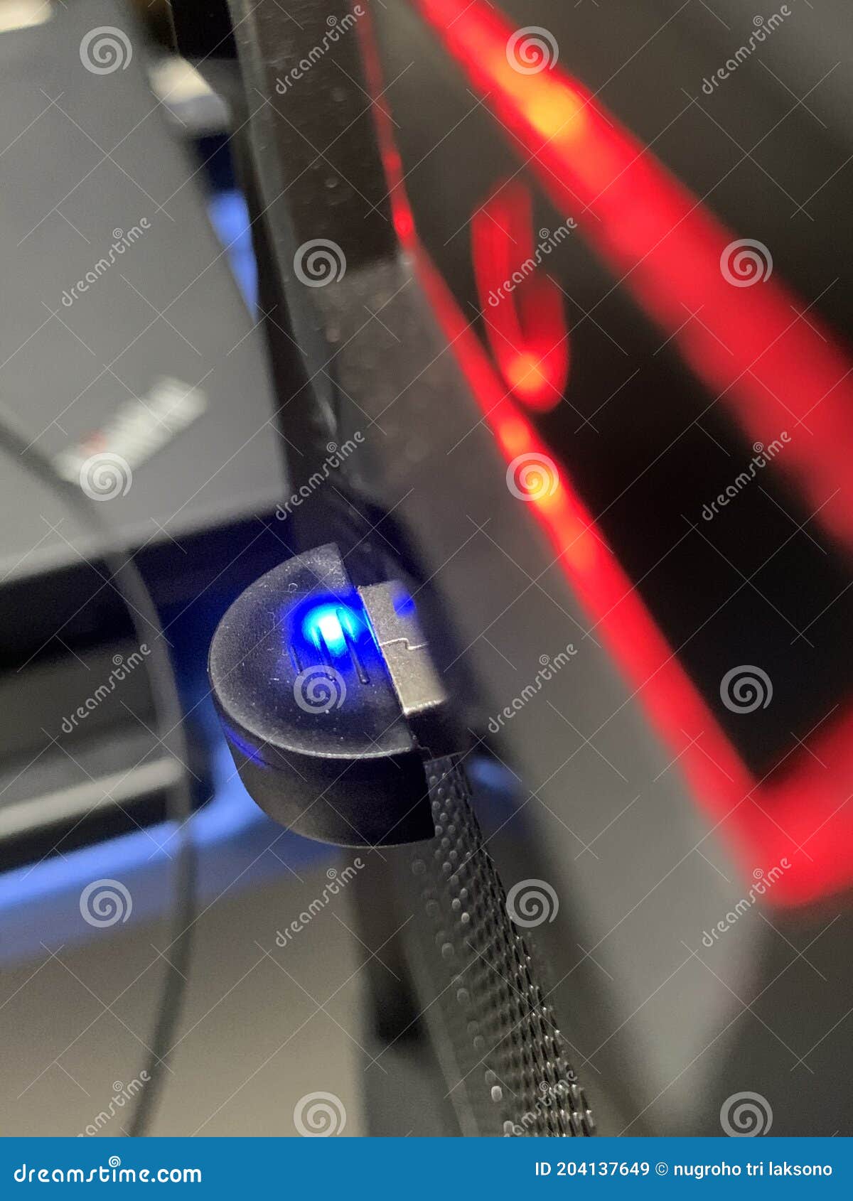 Wireless light indicator stock image. Image of wireless - 204137649