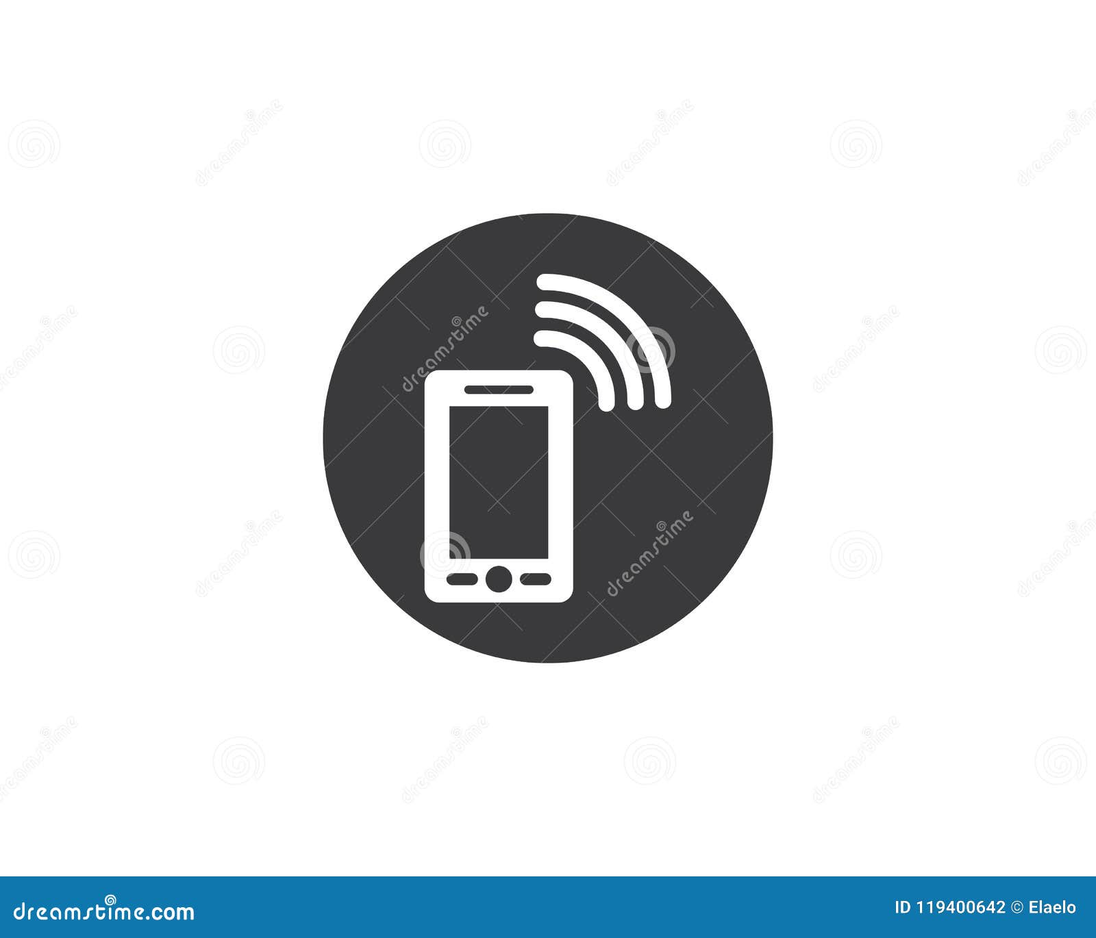 Wireless Logo Template Vector Icon Stock Vector - Illustration of ...