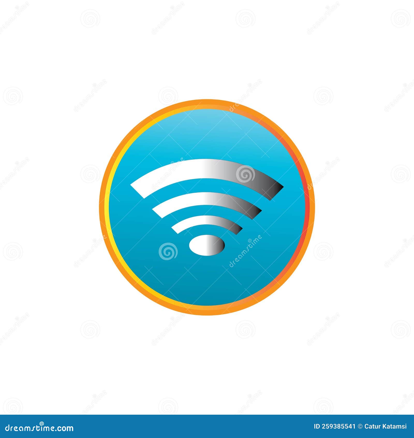 Wireless Logo Template stock illustration. Illustration of sign - 259385541