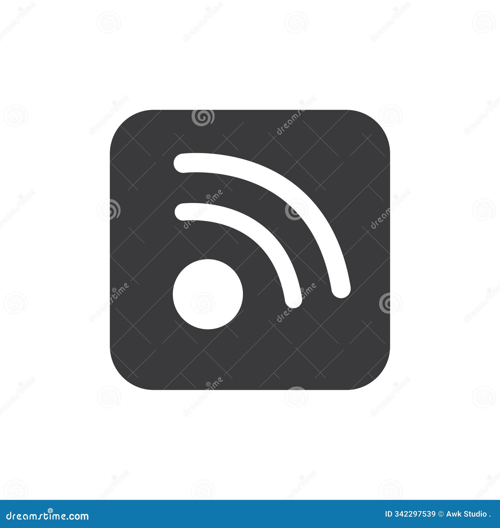 Wireless Logo stock vector. Illustration of technology - 342297539