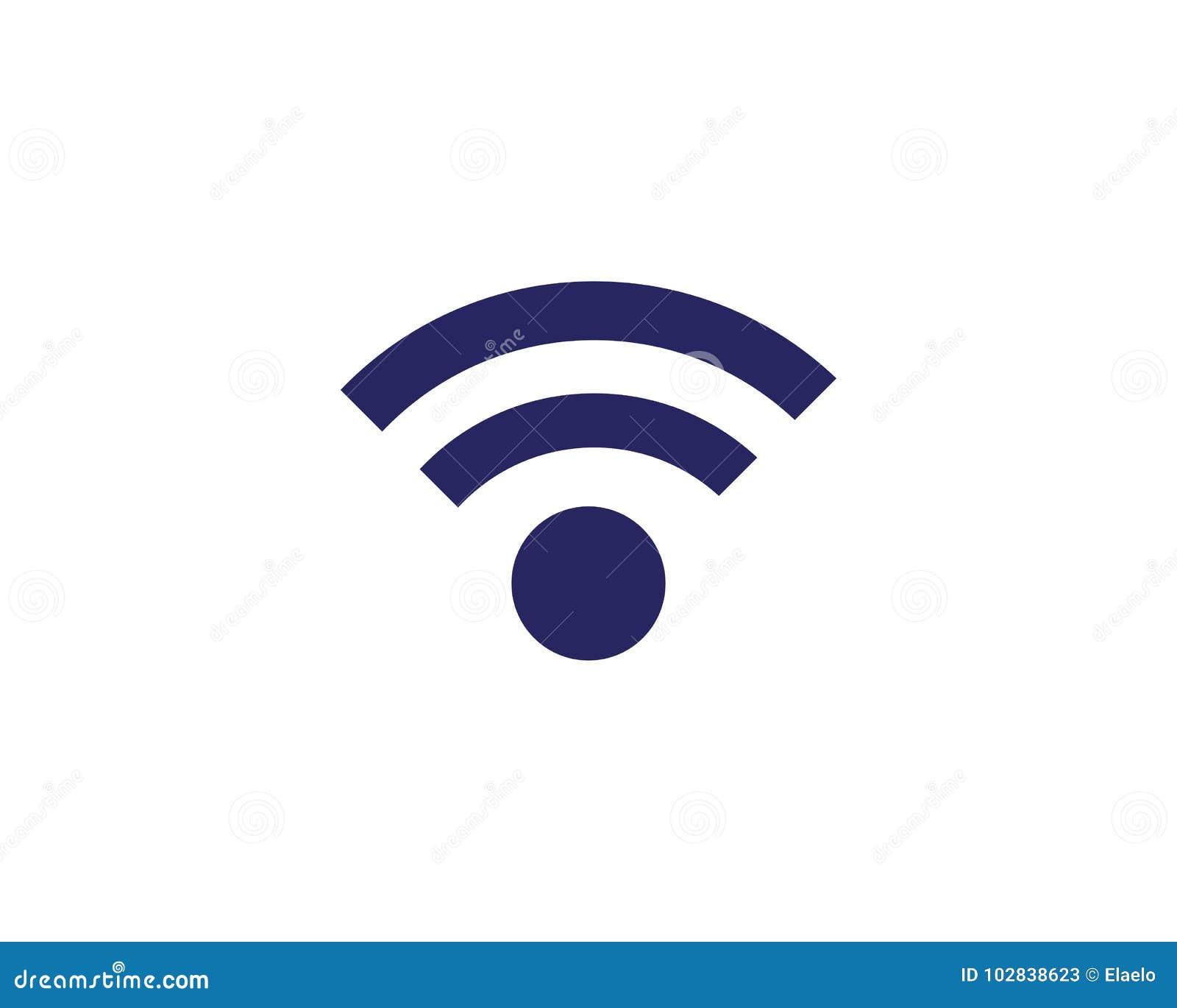 Wireless Logo Template stock vector. Illustration of remote - 102838623