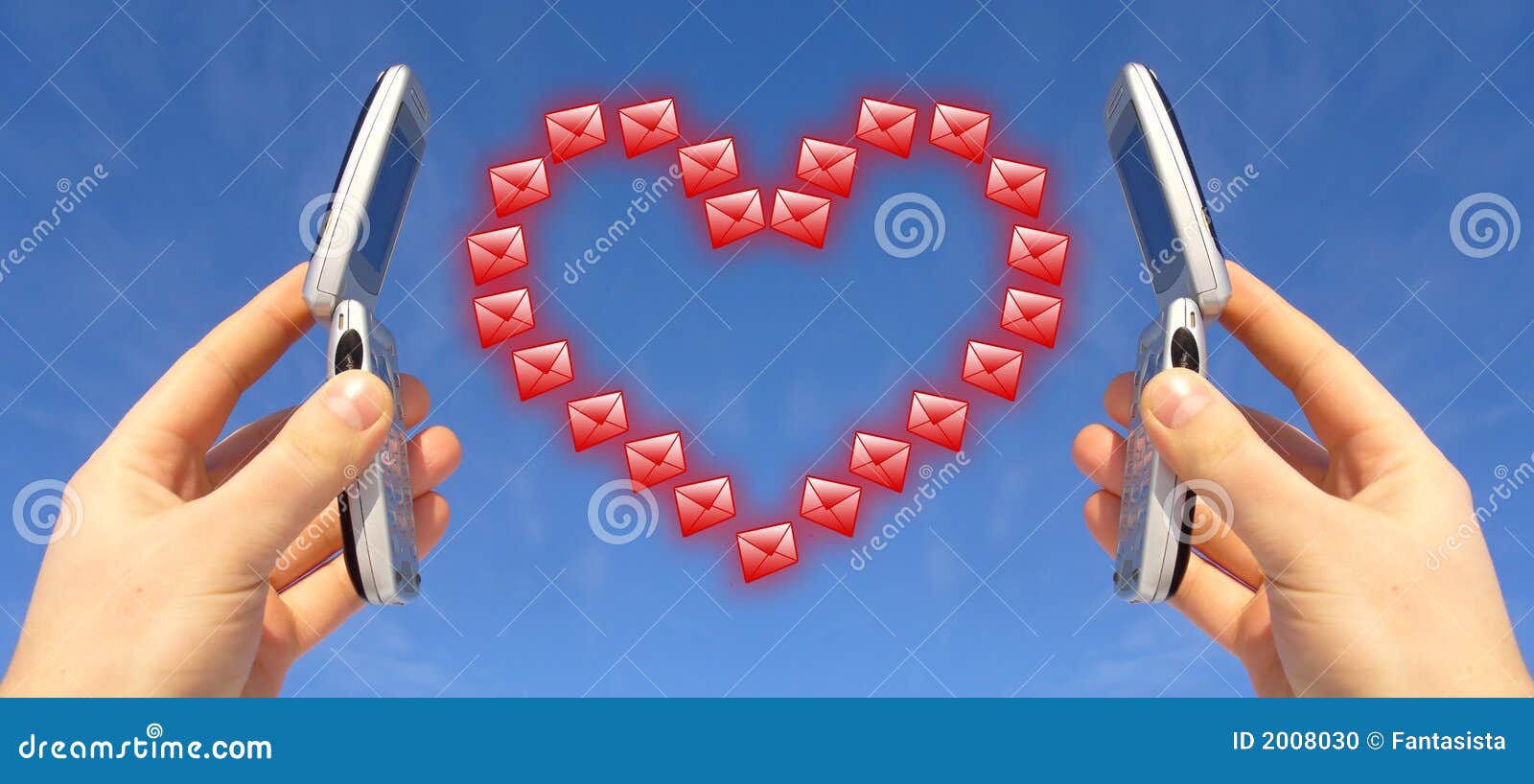 Wireless Love Connection stock photo. Image of romance - 2008030