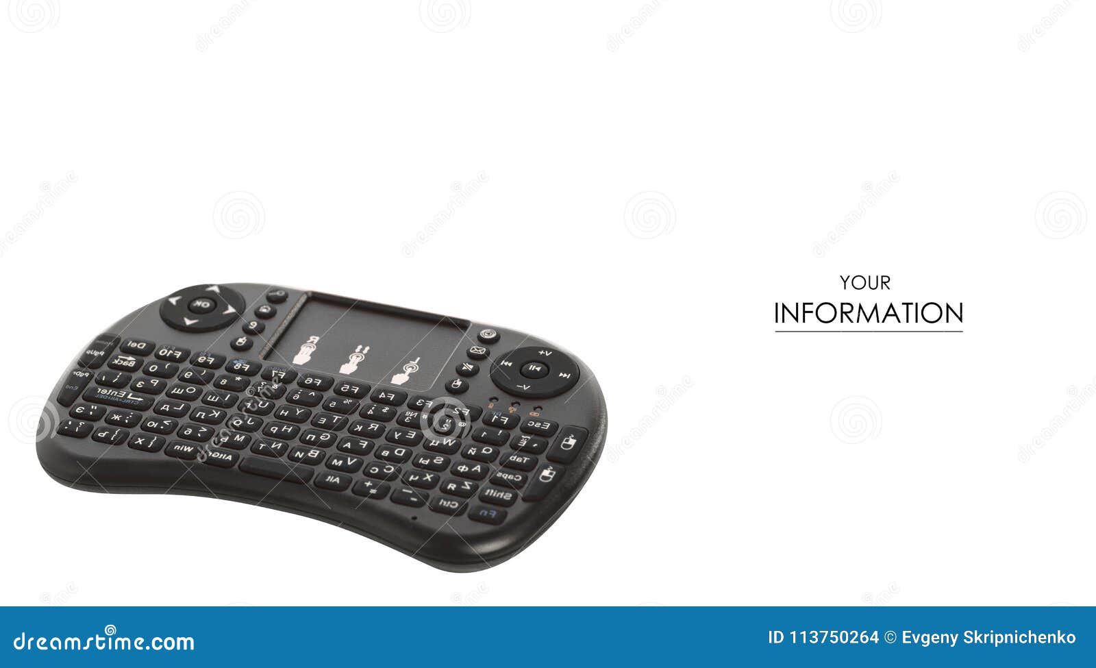 Wireless Mini Keyboard Pattern Stock Photo - Image of change, button ...