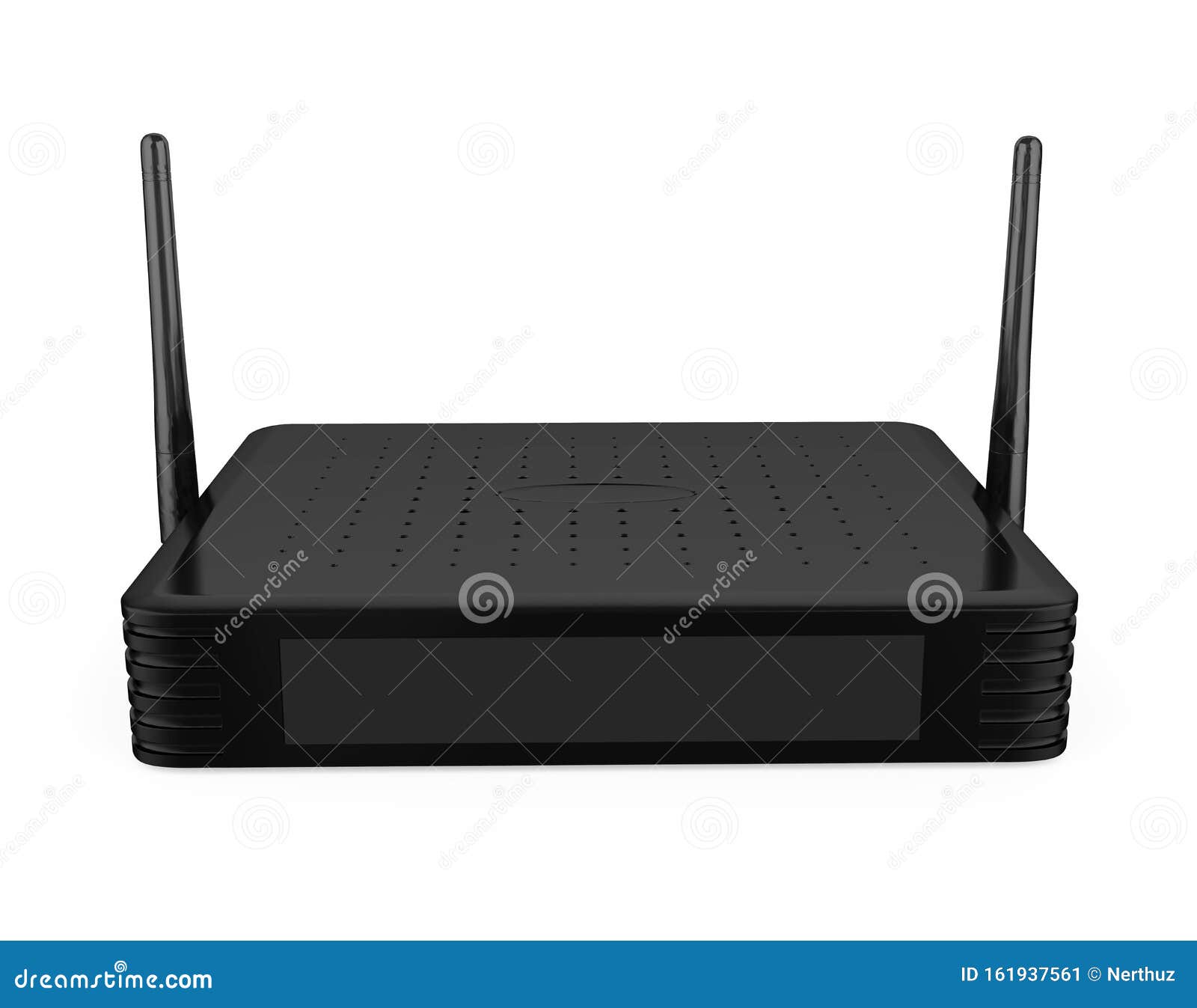 Wireless Modem Router Isolated Stock Illustration - Illustration of ...
