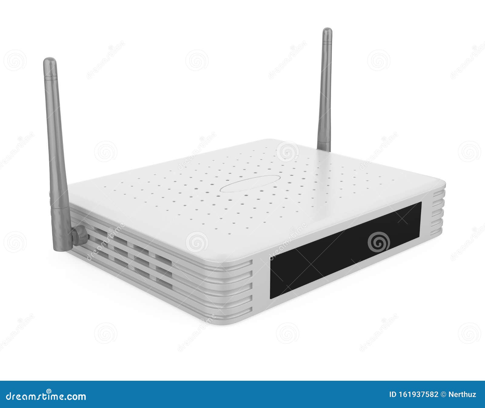 Wireless Modem Router Isolated Stock Illustration - Illustration of ...