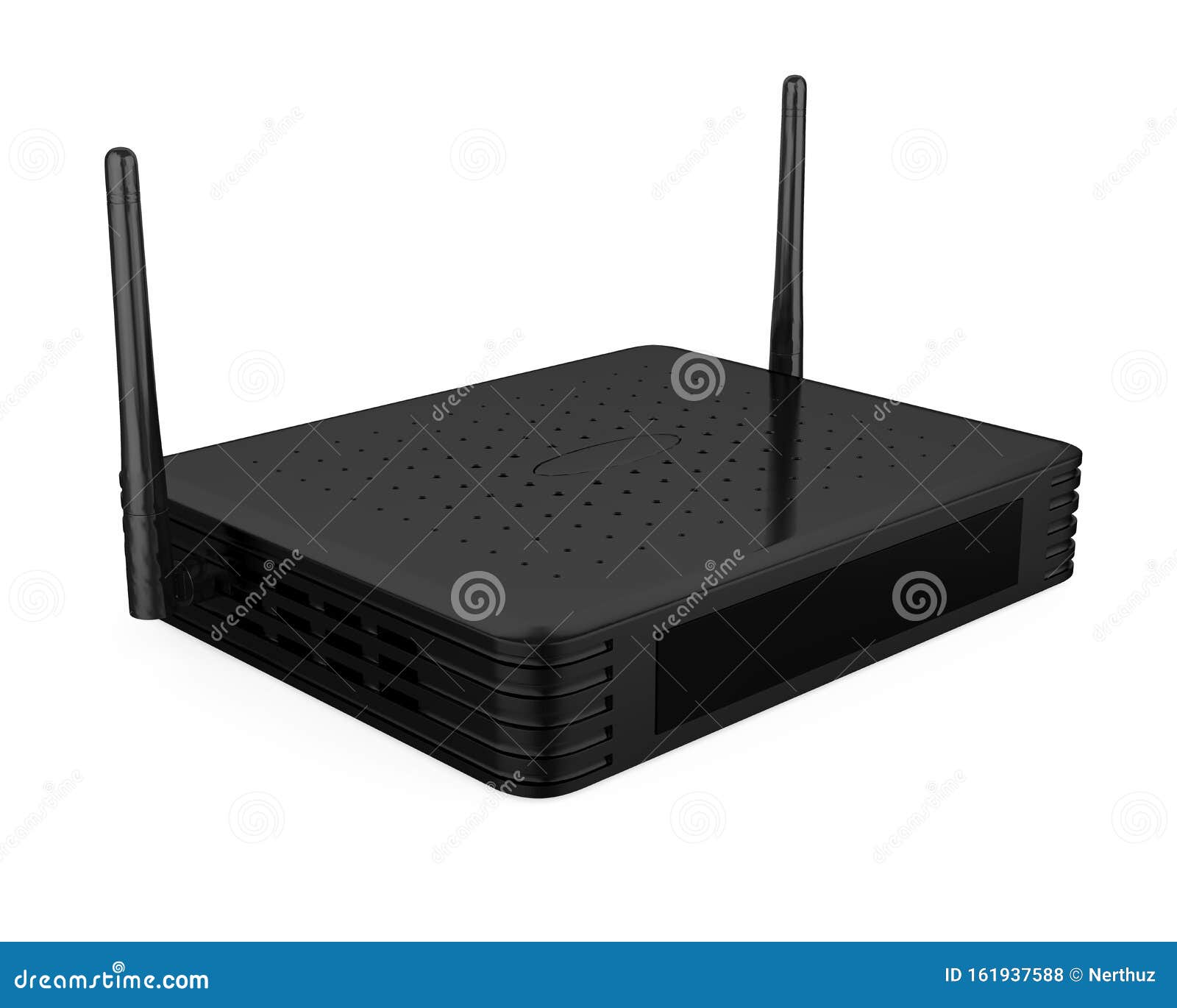 Wireless Modem Router Isolated Stock Illustration - Illustration of ...