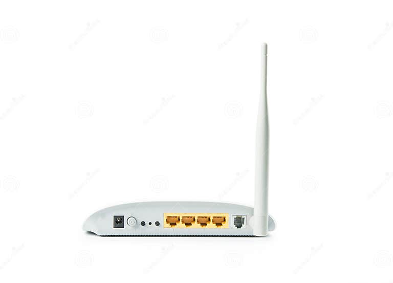Wireless Modem Router Network Hub Stock Image - Image of rj45 ...