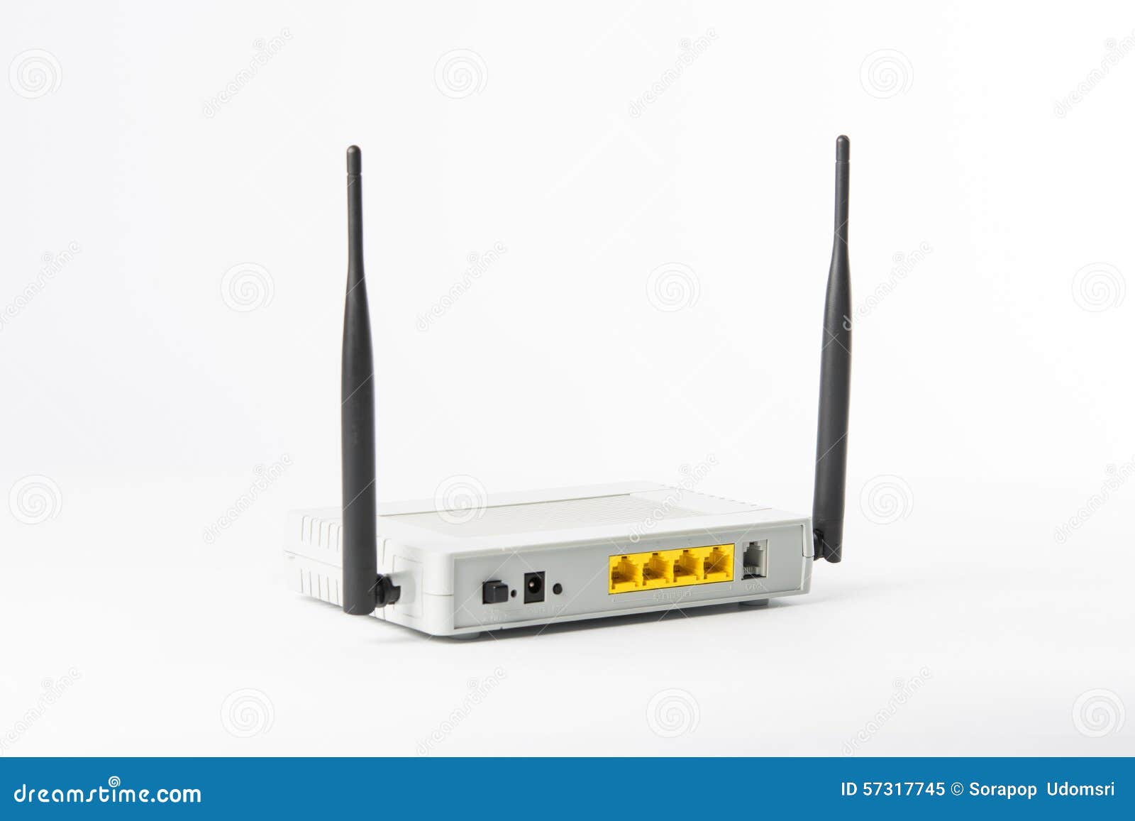 Wireless Modem Router Network Hub Stock Image - Image of equipment ...