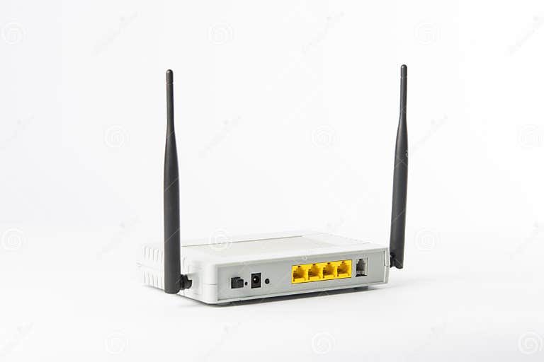 Wireless Modem Router Network Hub Stock Image - Image of equipment ...