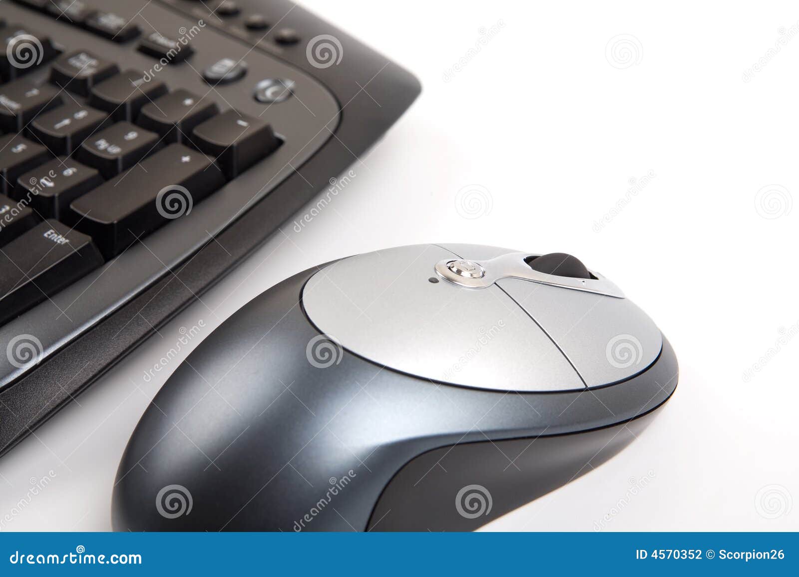 Wireless Mouse Nano Receiver With A USB Type-C Adapter Converter Stock ...