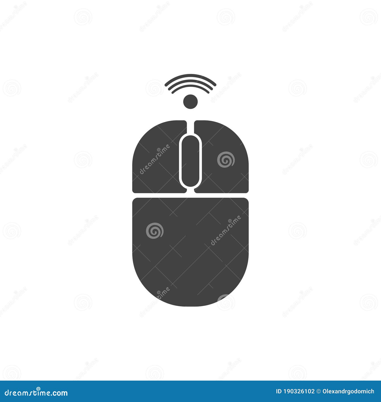 Wireless mouse icon stock vector. Illustration of game - 190326102