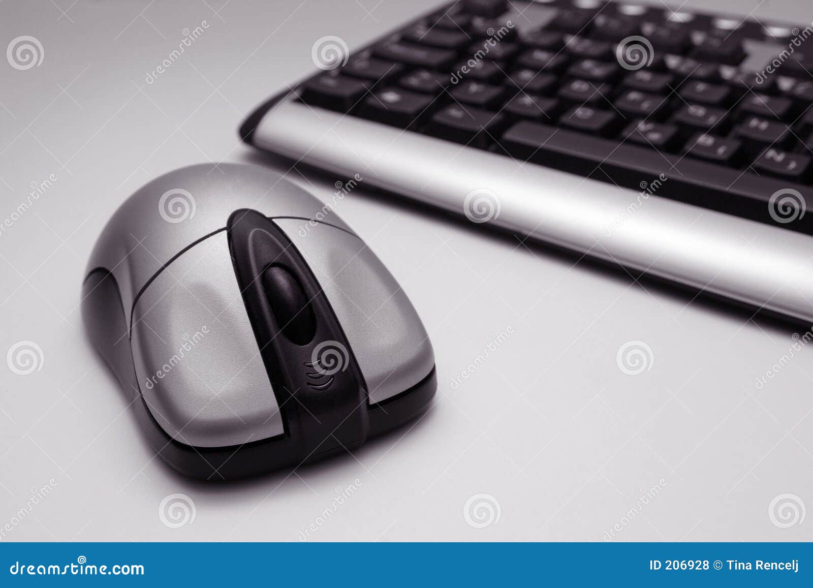 Wireless Mouse Nano Receiver With A USB Type-C Adapter Converter Stock ...