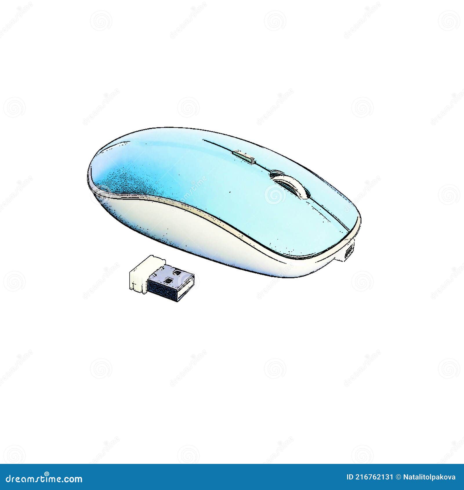 Wireless Mouse And Cursors Icon Cartoon Vector | CartoonDealer.com ...