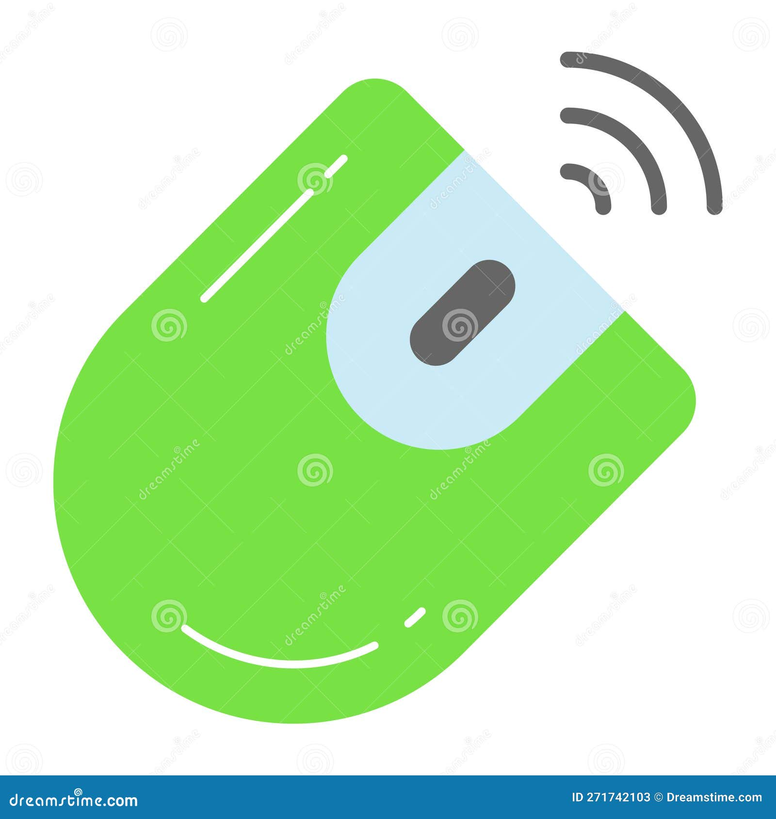 Wireless Mouse Vector Design in Trendy Style, Computer Accessory Icon ...