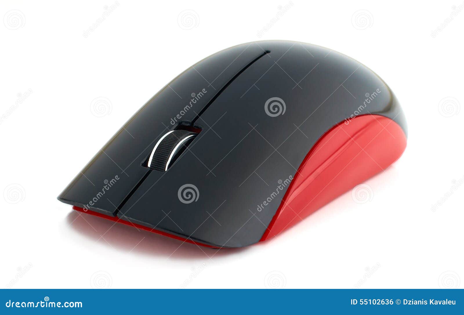 Wireless Mouse on a White Background Stock Photo - Image of black, work ...