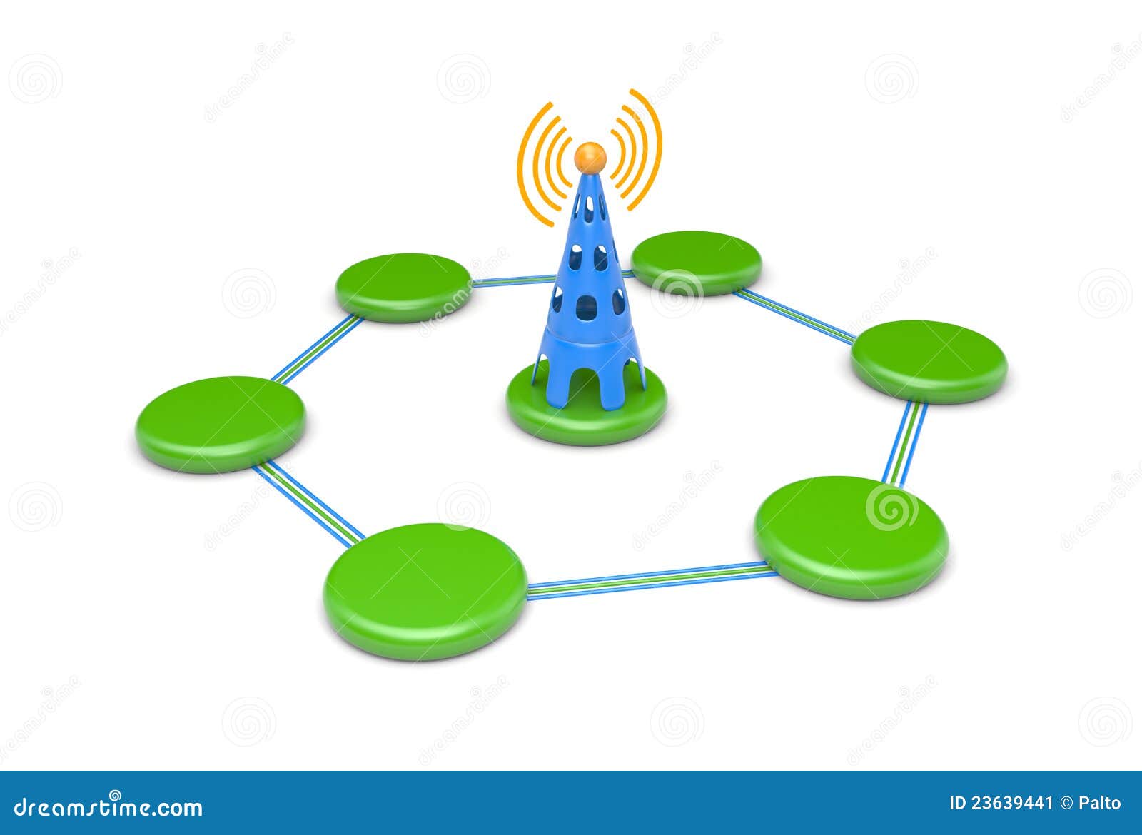 Wireless network stock illustration. Illustration of plug - 23639441