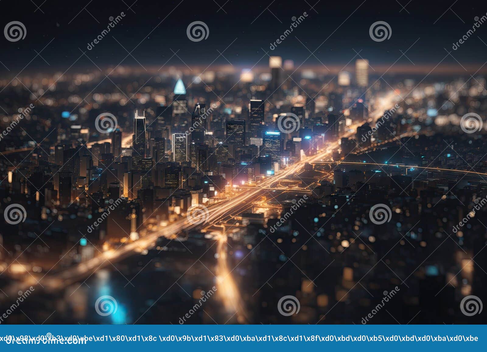 Wireless Network and Connection Technology Concept with City Background ...