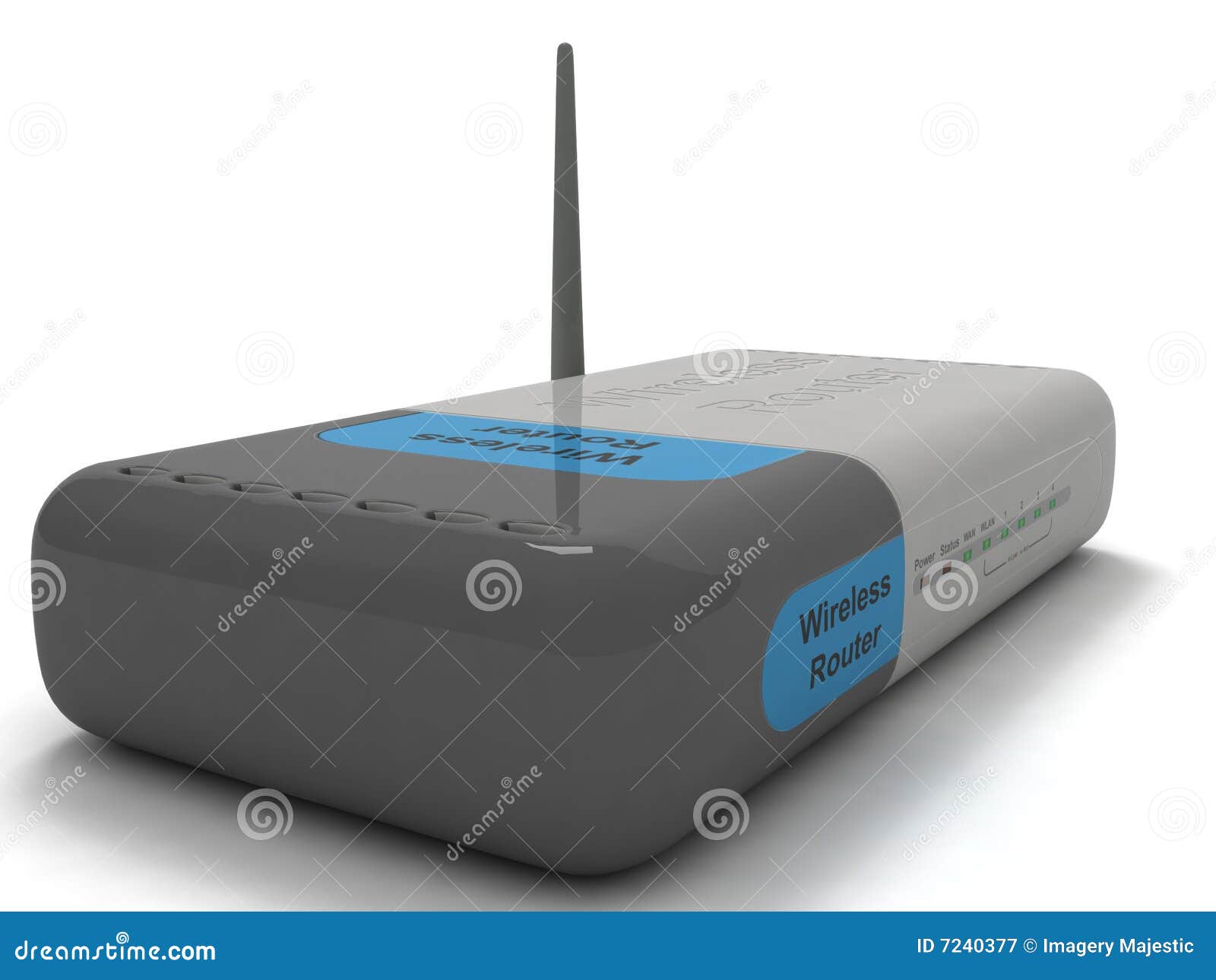 Wireless network device stock illustration. Illustration of digitally ...